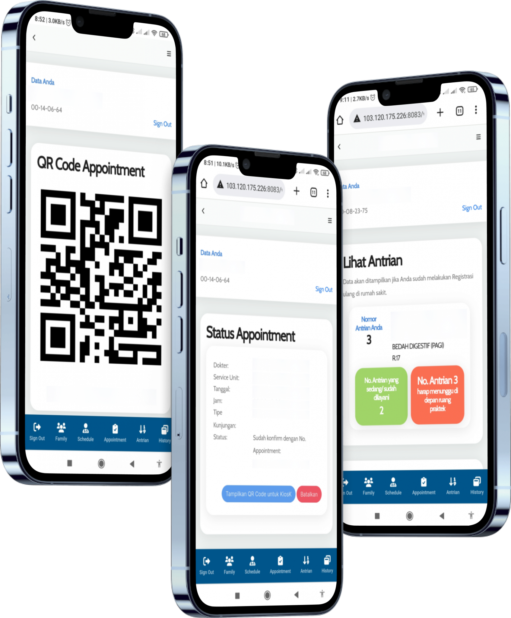 Web Registrasi – Medinfras